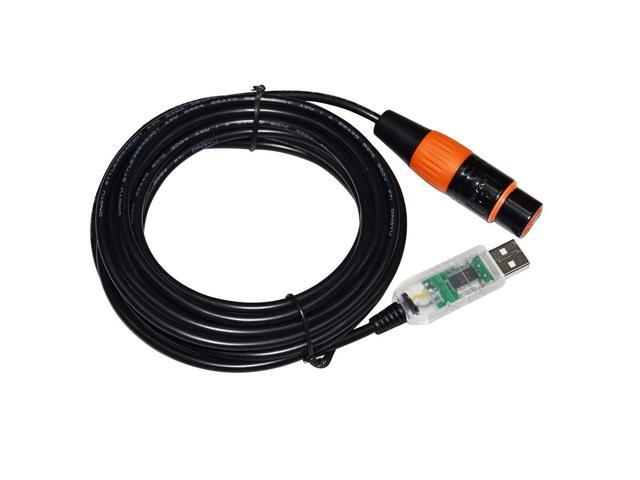 Click here for COLORFUL RS485 DMX512 TO USB 3PIN 3P DMX 512 XLR F... prices