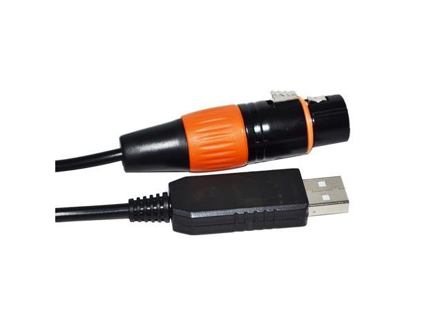 Click here for COLORFUL RS485 DMX512 TO USB 3PIN 3P DMX 512 XLR F... prices