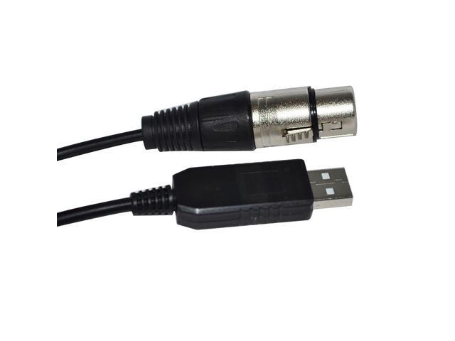 Click here for RS485 DMX512 TO USB XLR 3PIN 3P DMX FEMALE DMXKING... prices