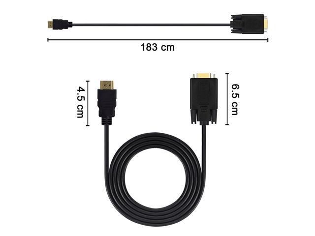 Click here for HDMI-compatible To VGA with Chip Cable Computer Mo... prices