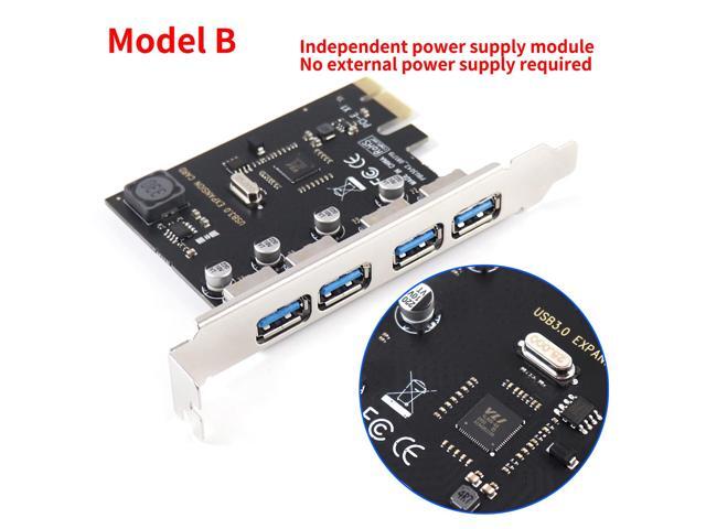 Click here for 4 Port USB 3.0 PCI-E Expansion Card PCI Express PC... prices