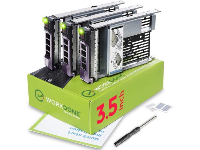 Click here for WorkDone 3-Pack - 3.5 inch Hard Drive Caddy with 2... prices