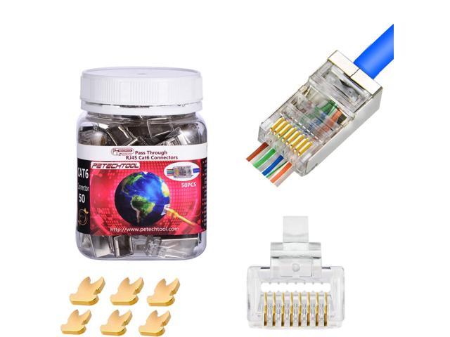 Click here for KEHIPI RJ45 Shielded Cat5 CAT6 Connector 8P8C End... prices