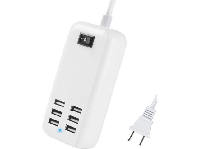 Click here for 6 Ports USB Charger Hub Desktop US Plug AC Power W... prices