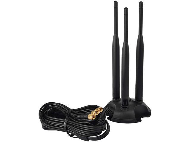 Click here for 2.4GHz 5GHz Dual Band WiFi Antenna  3 RP-SMA Male... prices