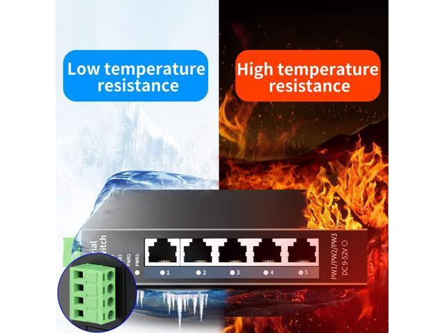Click here for STEAMEMO 5-Port Industrial Ethernet Switch DIN-Rai... prices