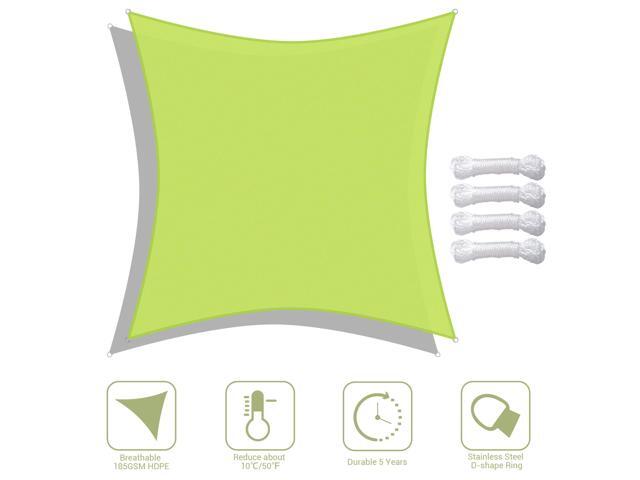 Click here for Yescom 18x18 Ft 97 UV Block Square Sun Shade Sail... prices