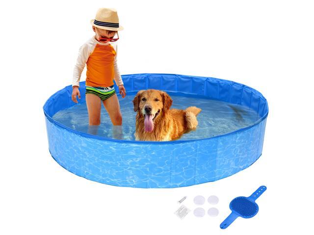 Click here for Yescom Foldable Pet Swimming Pool Anti-slip PVC Po... prices