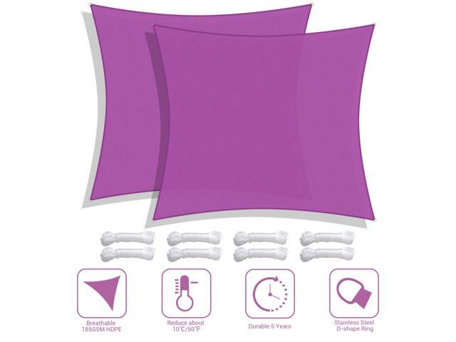 Click here for Yescom 2 Pack 23x22 Ft 97 UV Block Rectangle Sun S... prices