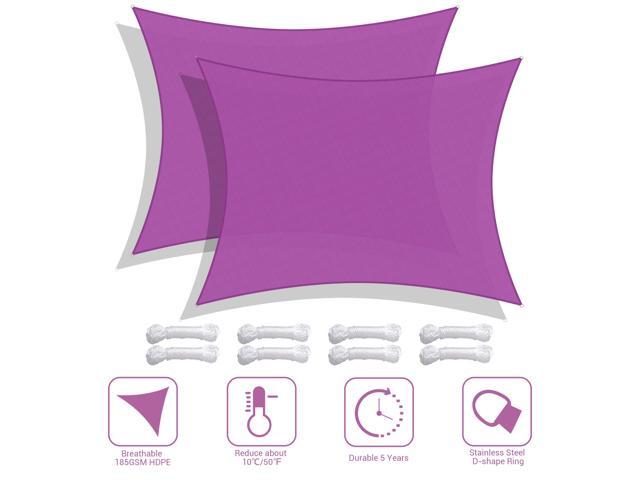 Click here for Yescom 2 Pack 23x20 Ft 97 UV Block Rectangle Sun S... prices