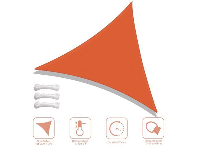 Click here for Yescom 25 Ft 97 UV Block Triangle Sun Shade Sail C... prices