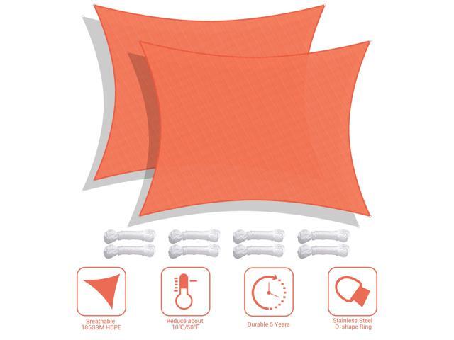 Click here for Yescom 2 Pack 23x20 Ft 97 UV Block Rectangle Sun S... prices