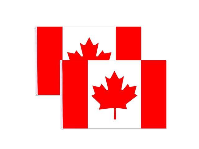 Click here for 2pcs 3x5 Ft Canada Flag Canadian Maple Leaf Banner... prices