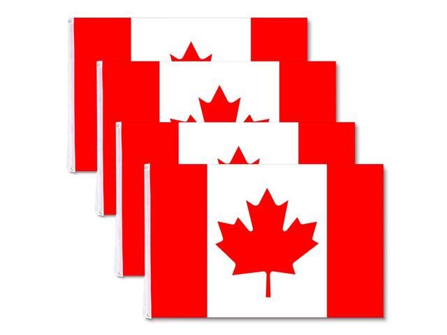 Click here for 4pcs 3x5 Ft Canada Flag Canadian Maple Leaf Banner... prices