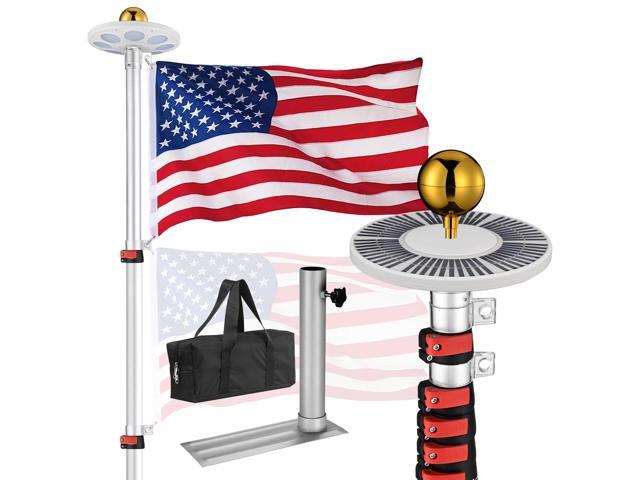 Click here for Yescom EZ GO 20Ft Aluminum Telescopic Flag Pole Ki... prices