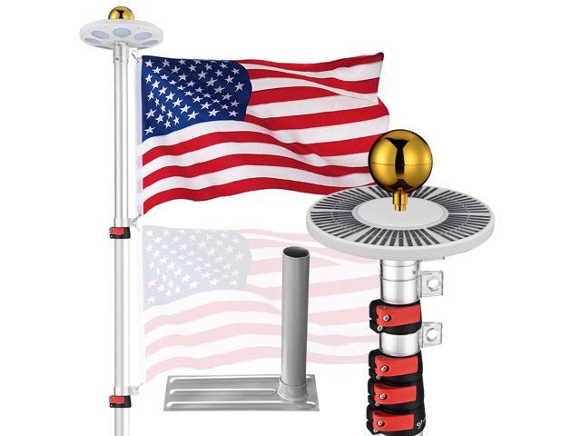 Click here for Yescom EZ GO 25Ft Aluminum Telescopic Flag Pole Ki... prices