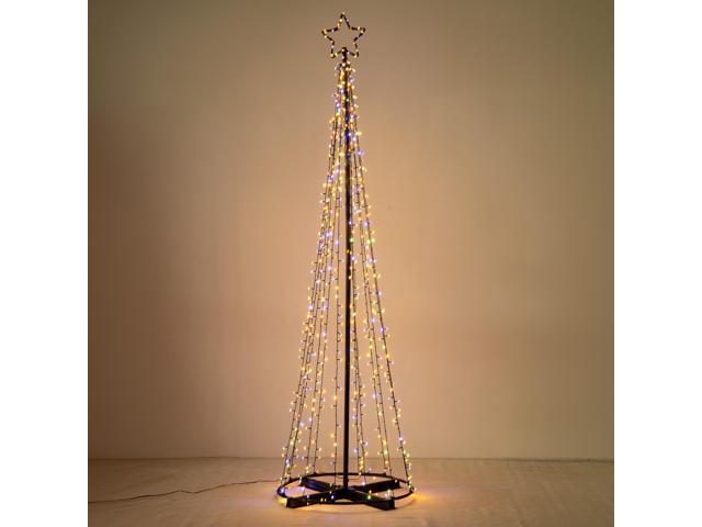 Click here for Yescom Vast-Starry 9Ft Solar Christmas Cone Tree L... prices