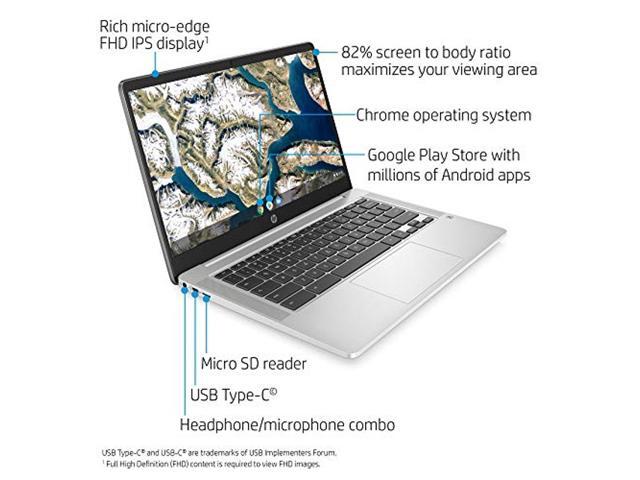 Click here for HP Chromebook 14-inch FHD Laptop  Intel Celeron N4... prices