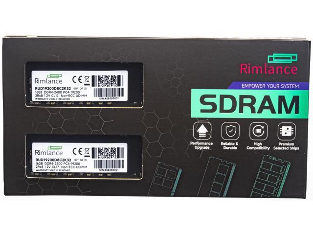 Click here for Rimlance 32GB (2X16GB) 1.2V DDR4 2400MHZ PC4-19200... prices