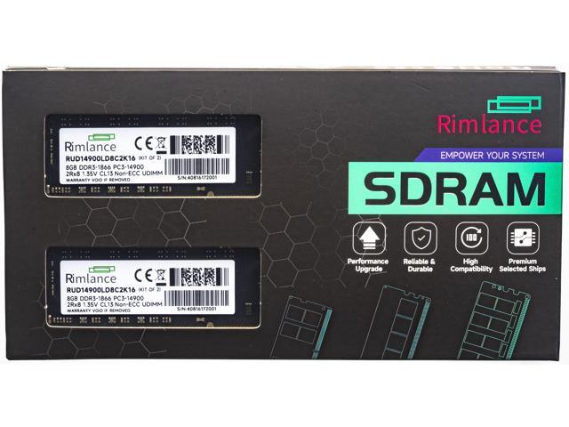 Click here for Rimlance 16GB (2X8GB) 1.35V DDR3 1866MHZ PC3-14900... prices