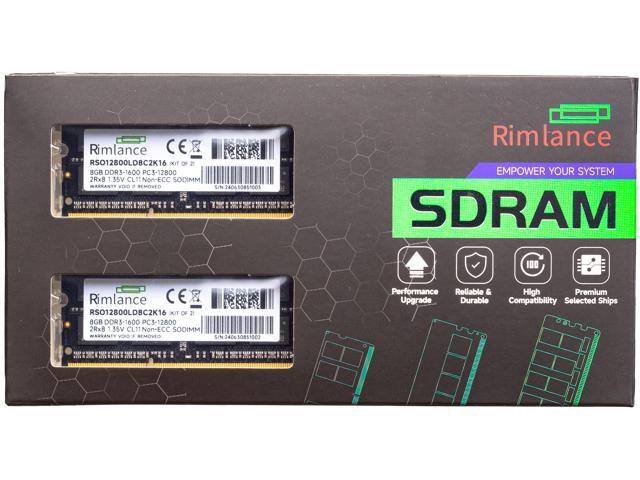 Click here for Rimlance 16GB (2X8GB) 1.35V DDR3 1600MHZ PC3-12800... prices
