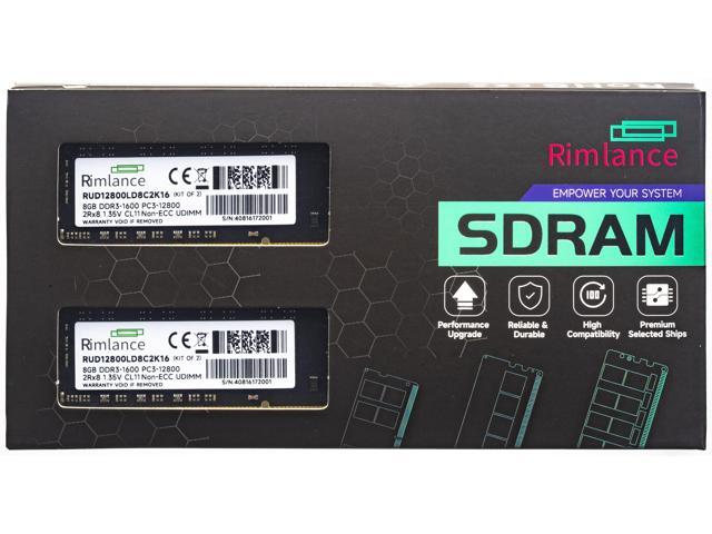 Click here for Rimlance 16GB (2X8GB) 1.35V DDR3 1600MHZ PC3-12800... prices