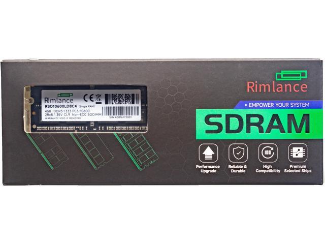 Click here for Rimlance 4GB (1X4GB) 1.35V DDR3 1333MHZ PC3-10600... prices