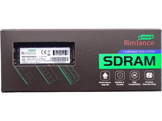 Click here for Rimlance 8GB (1X8GB) 1.2V DDR4 2400MHZ PC4-19200 S... prices