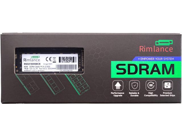Click here for Rimlance 8GB (1X8GB) 1.2V DDR4 2666MHZ PC4-21300 S... prices