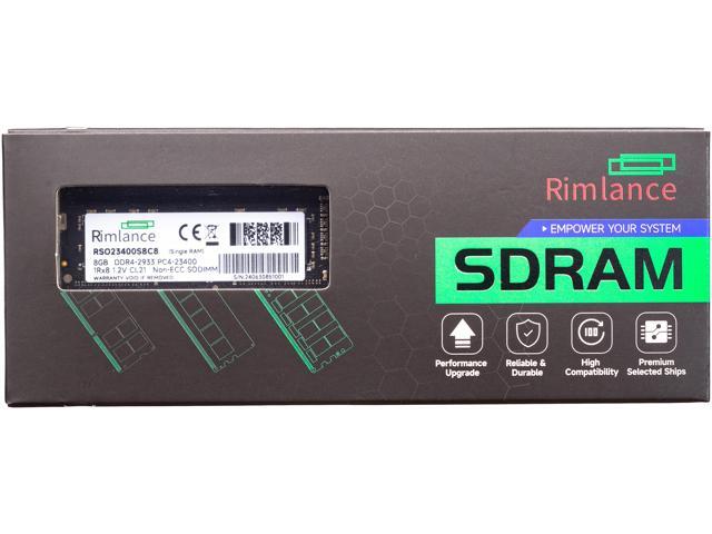 Click here for Rimlance 8GB (1X8GB) 1.2V DDR4 2933MHZ PC4-23400 S... prices