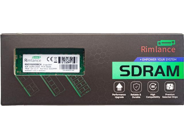Click here for Rimlance 4GB (1X4GB) 1.2V DDR4 2400MHZ PC4-19200 S... prices