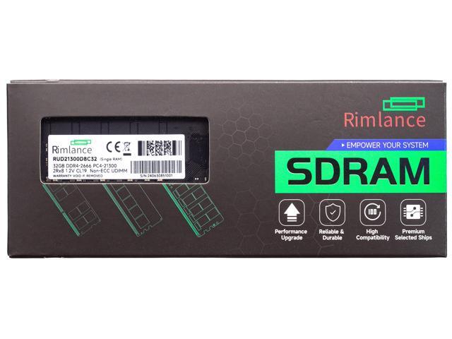 Click here for Rimlance 32GB (1X32GB) 1.2V DDR4 2666MHZ PC4-21300... prices