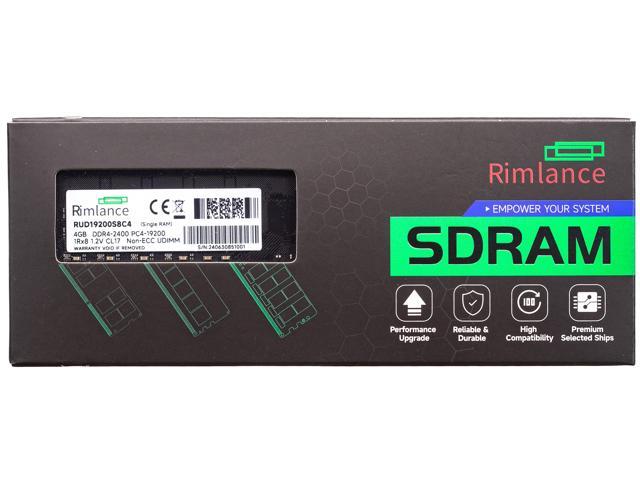 Click here for Rimlance 4GB (1X4GB) 1.2V DDR4 2400MHZ PC4-19200 U... prices