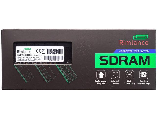 Click here for Rimlance 8GB (1X8GB) 1.2V DDR4 2133MHz PC4-17000 U... prices