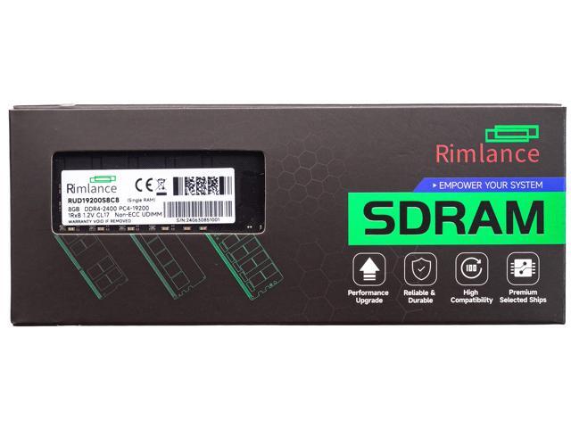Click here for Rimlance 8GB (1X8GB) 1.2V DDR4 2400MHZ PC4-19200 U... prices