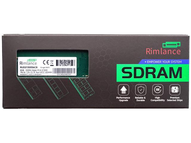 Click here for Rimlance 8GB (1X8GB) 1.2V DDR4 2666MHZ PC4-21300 U... prices