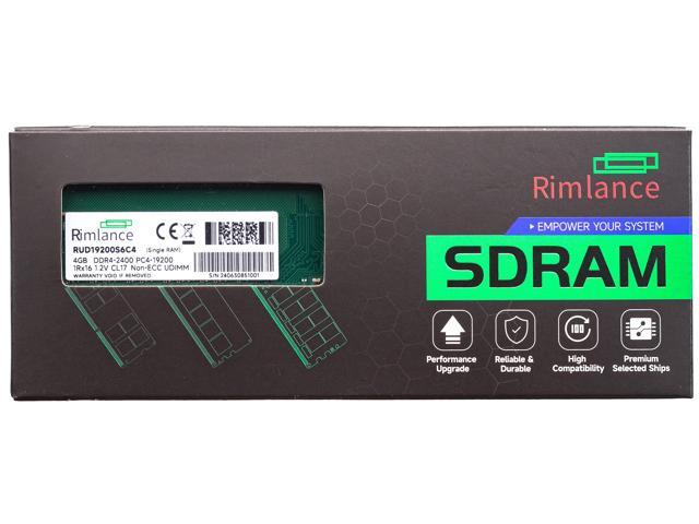 Click here for Rimlance 4GB (1X4GB) 1.2V DDR4 2400MHZ PC4-19200 U... prices