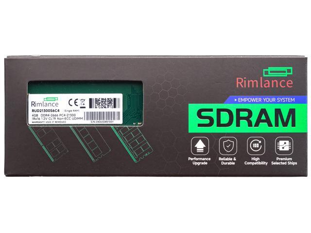 Click here for Rimlance 4GB (1X4GB) 1.2V DDR4 2666MHZ PC4-21300 U... prices