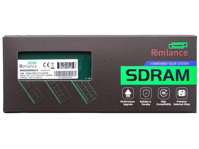 Click here for Rimlance 4GB (1X4GB) 1.2V DDR4 2400MHZ PC4-19200 U... prices