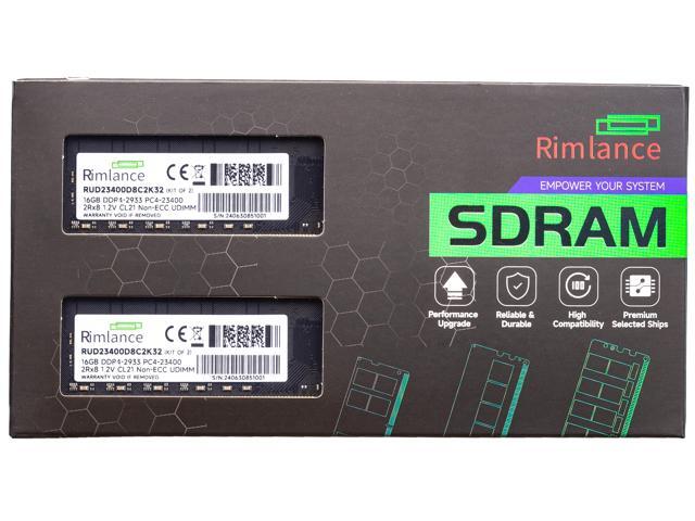 Click here for Rimlance 32GB (2X16GB) 1.2V DDR4 2933MHZ PC4-23400... prices