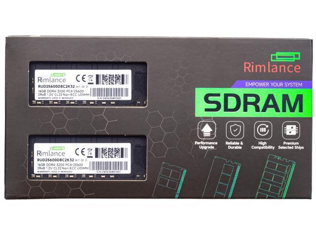 Click here for Rimlance 32GB (2X16GB) 1.2V DDR4 3200MHZ PC4-25600... prices