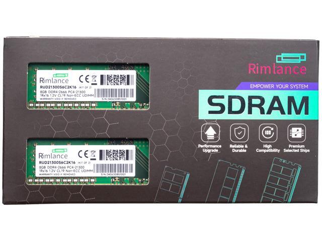 Click here for Rimlance 16GB (2X8GB) 1.2V DDR4 2666MHZ PC4-21300... prices