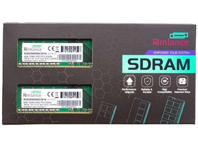 Click here for Rimlance 16GB (2X8GB) 1.2V DDR4 2933MHZ PC4-23400... prices