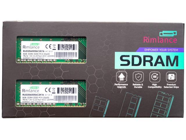 Click here for Rimlance 16GB (2X8GB) 1.2V DDR4 3200MHZ PC4-25600... prices