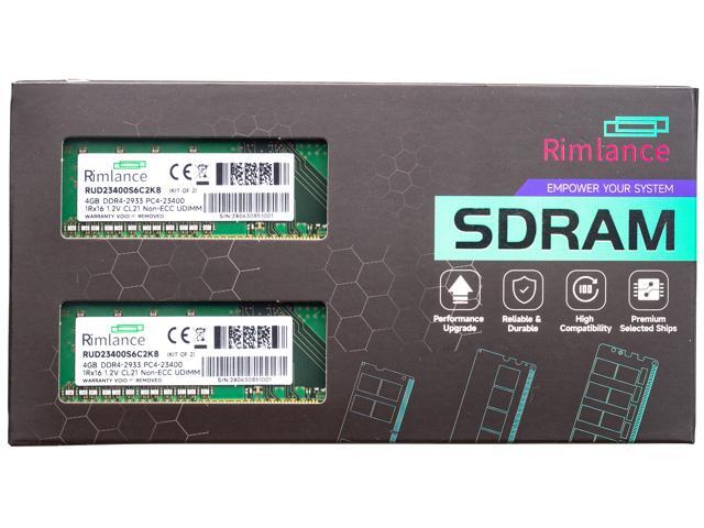 Click here for Rimlance 8GB (2X4GB) 1.2V DDR4 2933MHZ PC4-23400 U... prices