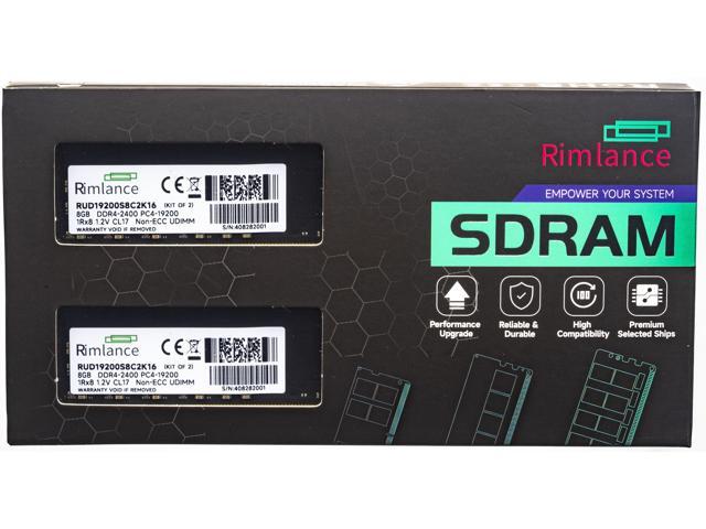 Click here for Rimlance 16GB (2X8GB) 1.2V DDR4 2400MHZ PC4-19200... prices