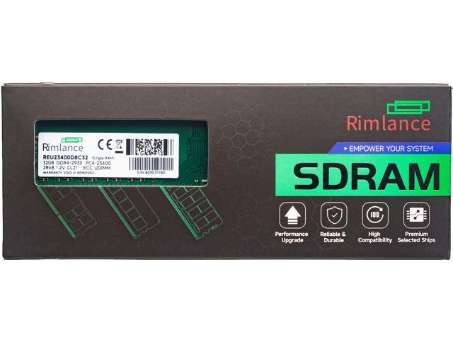 Click here for Rimlance 32GB (1X32GB) 1.2V DDR4 2933MHZ PC4-23400... prices