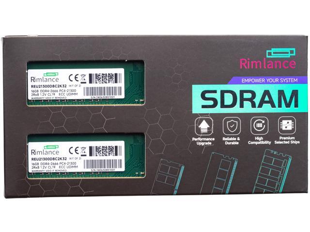 Click here for Rimlance 32GB (2X16GB) 1.2V DDR4 2666MHz PC4-21300... prices