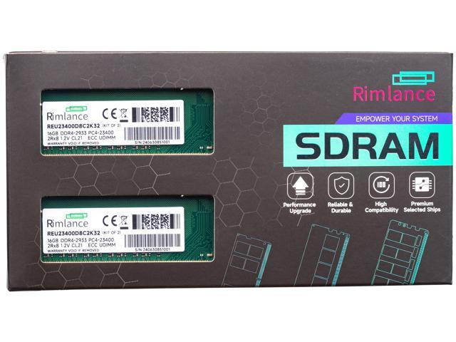Click here for Rimlance 32GB (2X16GB) 1.2V DDR4 2933MHz PC4-23400... prices