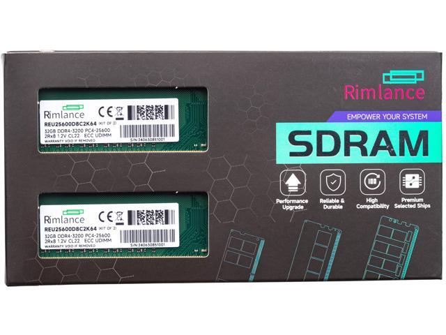 Click here for Rimlance 64GB (2X32GB) 1.2V DDR4 3200MHz PC4-25600... prices